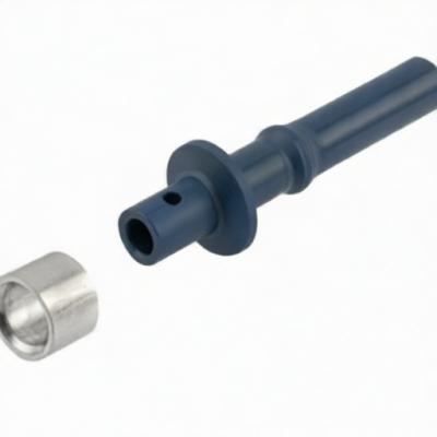China fiber optic connection L-com FOCOVLSFB-1.0X2.2 versatile link black simplex friction style connector for sale