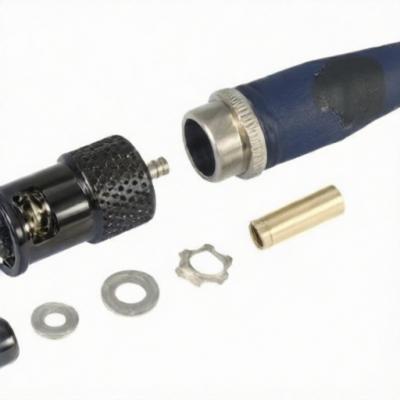 China Fiber optic connector assembly locking style multimode L-com FOC-RSTMMLN1 nickel plated brass material for sale