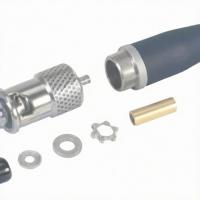 China PC Polish Stainless Steel Multimode Fiber Optic Connector Assembly Locking Style L-com FOC-RSTMMLS1 for sale