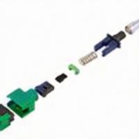 China MPO Female Connector 12 Fiber Single Mode Fiber 30mm Cable Diameter Green Boot L-com FOC-MPFSM1230-GRP00 Secure Connection for sale