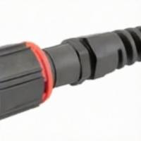 China L-com FOC-IPMM1M-L48N MPO Male Connector Featuring Lock Ring for 12 Fiber MM Low Loss Fiber Optic Systems for sale