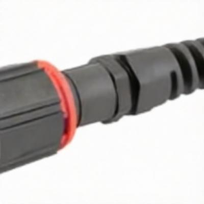 China L-com FOC-IPMM1M-L48N MPO Male Connector Featuring Lock Ring for 12 Fiber MM Low Loss Fiber Optic Systems for sale