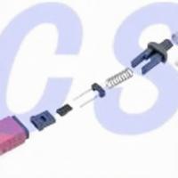 China MPO Male Connector Violet Short Boot 12 Fiber 4.0mm MMF L-com FOC-MPMMM1230-VIS00 Fiber Optic Cable for sale