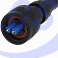 China Secure fiber optic connections with L-com RLRB121LP02B singlemode connector featuring ip68 dust cap for sale