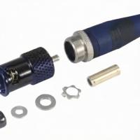 China Fiber optic connector assembly locking style single mode polished PC connector L-com FOC-RSTSMLN1 with dust cap for sale
