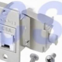 China Durable Flange Mounted Shielded Cat 6A Keystone Adapter Supporting PoE L-com ECFRJTLC6AS-POE Performance for sale