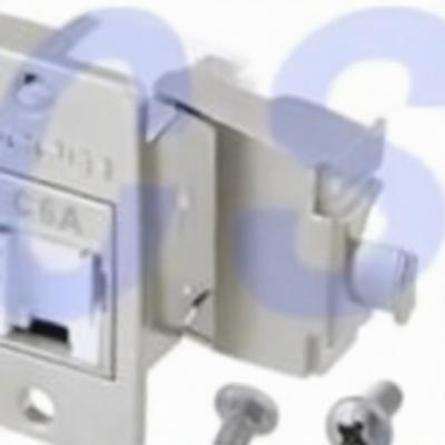 China Durable Flange Mounted Shielded Cat 6A Keystone Adapter Supporting PoE L-com ECFRJTLC6AS-POE Performance for sale
