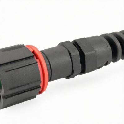 China SC Connector Fiber Optic Cable IP68 Rated Jacket Diameter 5.3 to 5.8 Millimeter L-com FOC-IPSCSA-50N for sale