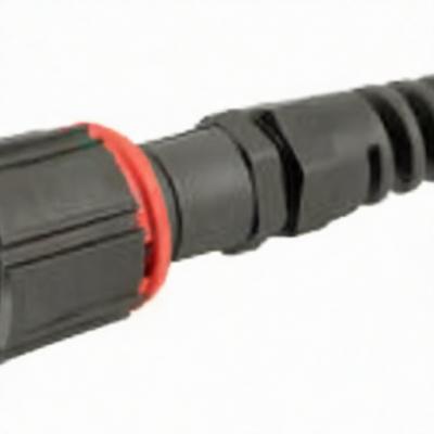 China Durable MPO Female Connector with Lock Ring L-com FOC-IPMF1M-S48N Supporting 12 Fiber Standard Cable for sale