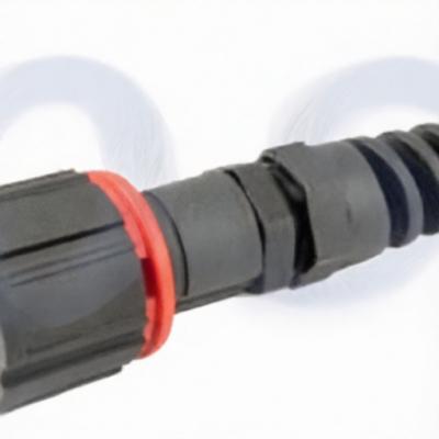 China SC PC MMF fiber optic connector without dust cap L-com FOC IPSCMM 50N fits 53 to 58 millimeter cable jackets for sale