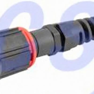 China MPO Male Connector Lock Ring IP68 Rated for Fiber Cable Jackets 4.5mm to 6.2mm L-com FOC-IPMM2M-L48N for sale