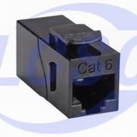 China RJ45 F F CAT6 Right Angle Coupler L-com TDG1026KC-R6 Featuring RoHS Compliance and Panel Mount Design for sale