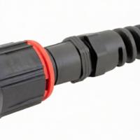 China Fiber optic MPO female connector L-com FOC-IPMF2S-S60N featuring IP68 ingress protection for 4.5 to 6.2 millimeter cables for sale