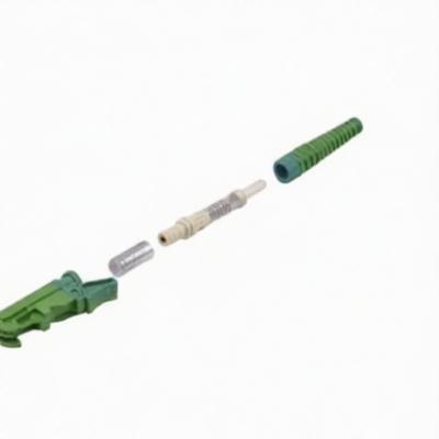 China E2000 Connector Kit Single Mode APC 2.0mm Cable Green L-com FOCE2KSMAPCG-2 Fiber Optic Component for sale