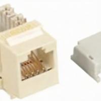 China Flame Retardant Thermoplastic Category 6 Connector L-com MK110C6-W 110 IDC for Modular Applications for sale