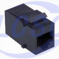 China Keystone Feed-Thru Coupler CAT 3 L-com TDG1026KC3 with Glass Filled Polyester Housing and Gold Contacts for sale