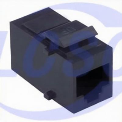 China Keystone Feed-Thru Coupler CAT 3 L-com TDG1026KC3 with Glass Filled Polyester Housing and Gold Contacts for sale