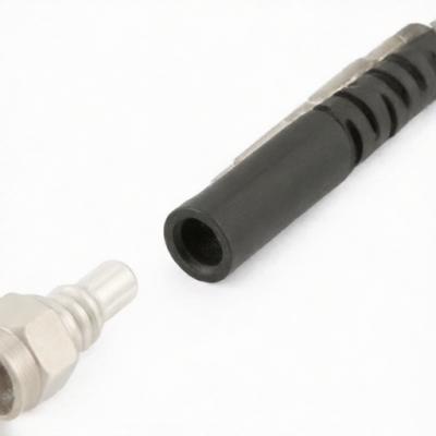 China Precision aluminum ferrule SMA 905 fiber optic connector L-com FOCOSMAAL-1.5X2.2 with 1.5 by 2.2 millimeter dimensions for sale