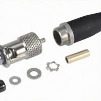 China Fiber Optic Connector Assembly Stainless Steel Locking Style Multimode L-com FOC-RSTMMLS2 Cable Diameter 2.0 to 2.5mm for sale