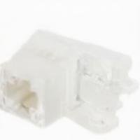 China Category 5E RJ45 jack L-com RJTLC5E-WT white color designed for telecommunication and modular wiring for sale