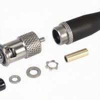 China Fiber optic connector assembly multimode non locking stainless steel L com FOC M83522 DNXS designed for ST connectors for sale