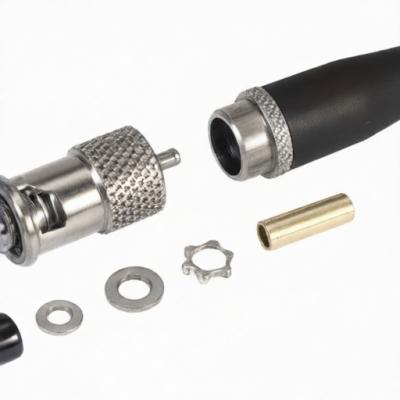 China Fiber optic connector assembly multimode non locking stainless steel L com FOC M83522 DNXS designed for ST connectors for sale