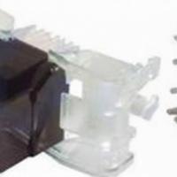 China RJ45 Category 6 toolless projection jack with CE ROHS certifications L-com RJTLC6-BLK black telecommunication component for sale