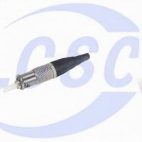 China Fiber optic connector assembly single mode stainless steel L-com FOC-RSTSMS2 with dust caps included for sale