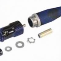 China Locking Style Single Mode Fiber Optic Connector Assembly with Dust Cap L-com FOC-RSTSMLN2 Nickel Brass for sale