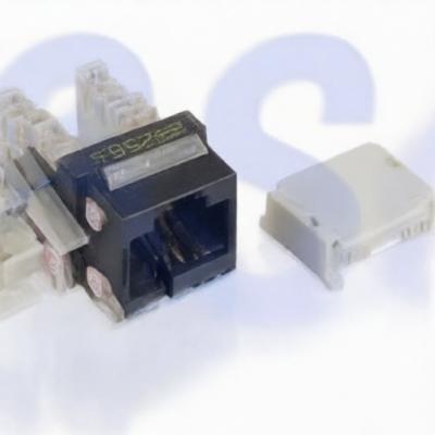 China Category 5e 110 IDC Connector L-com MK110C5E-BLK Featuring Flame Retardant Thermoplastic Material for sale