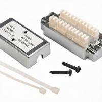 China Modular telecommunication shielded inline coupler L-com SMBC110SC6 designed for signal transmission for sale