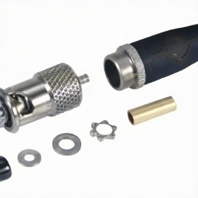 China Fiber optic connector assembly locking style single mode L-com FOC-RSTSMLS2 stainless steel PC polish for sale