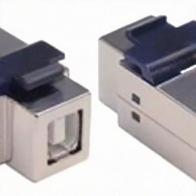 China USB 2.0 Connection Adapter L-com UADKEY-BA with Selective Gold Plated Contacts and Nickel Plated Housing for sale