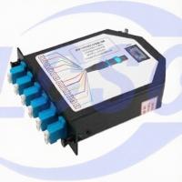 China Single mode fiber optic adapter with MTP Male 12 fiber to 6 duplex LC connectors L-com FSP-MTM1-LCD6-SM for sale