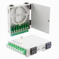 China L com LCFTB 108A SCA fiber terminal box with low profile design and simplex SC APC pigtails included for sale