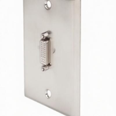 China L com WPDVIFF DVI F F Bulkhead Adaptor Connector Wall Plate Design for Secure Video Projection Links for sale