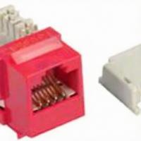 China Thermoplastic 110 IDC Connector Suitable for 22-26 AWG Solid Conductors L-com MK110C5E-RED Category 5e for sale
