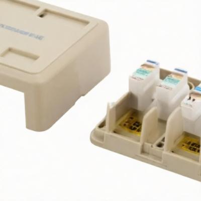China telecom surface mount box L com SMB4512 I with snap on cover and multiple mounting options included for sale