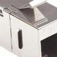 China Category 6 Shielded RJ45 Keystone Coupler L-com TDG1026KS-C6 with Modular Application Compatibility for sale