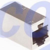 China Shielded RJ45 Keystone Coupler Category 5E L-com TDG1026KS-C5E with Brass Nickel Shield and ABS Housing for sale