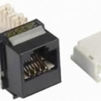 China Thermoplastic Housing Connector L-com MK110C6-BLK Category 6 110 IDC Suitable for 22 to 26 AWG Solid Conductors for sale