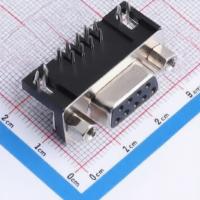 China Connector LCKELEC LCK-205A09FJ2A00B1A featuring copper alloy terminals PBT PA9T core and nickel plated housing for electrical for sale
