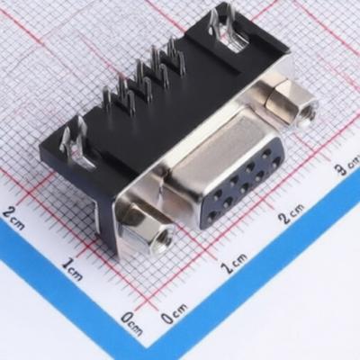 China Connector LCKELEC LCK-205A09FJ2A00B1A featuring copper alloy terminals PBT PA9T core and nickel plated housing for electrical for sale