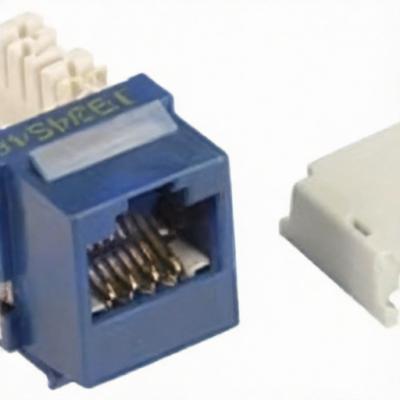 China L-com MK110C5E-BLU Blue 110 IDC Connector for Telecommunication Category 5e Solid Conductors 22 to 26 AWG for sale