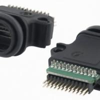 China Panel Mount USB C Connector with 24 Pin Header and IP68 Ingress Protection L-com U3B00001 Durable Design for sale