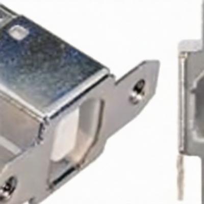 China USB Type B Connector L-com UC-B-PMT Featuring Flange Brass Contacts and Nickel Finish RoHS Compliant for sale
