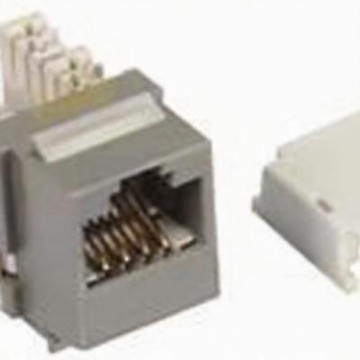 China Durable Flame Retardant 110 IDC Connector L-com MK110C5E-GRY Supports 22 to 26 AWG Solid Core Wire for sale