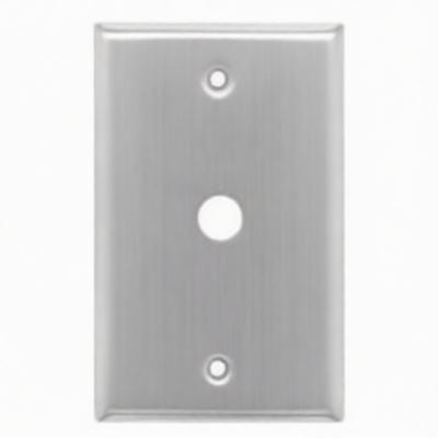 China Wall plate stainless steel with 0.50 inch hardware projection L-com WPC1 packaged per PS-0031 and RoHS compliant for sale