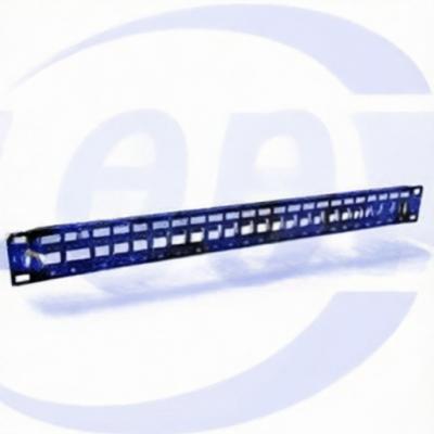 China Durable 1U Rack Panel Offering 24 Shielded Keystone Slots and Center Mount by L-com PR175-24SKS-CM for sale