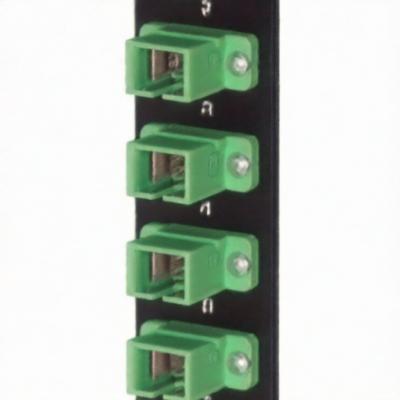 China Fiber optic sub panel with SC APC couplers and dust caps L-com FSP-SC-APC panel mounting solution for sale